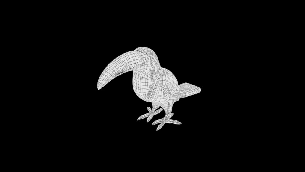 Bird Collection 3D Model Rigged and Low Poly Game ready