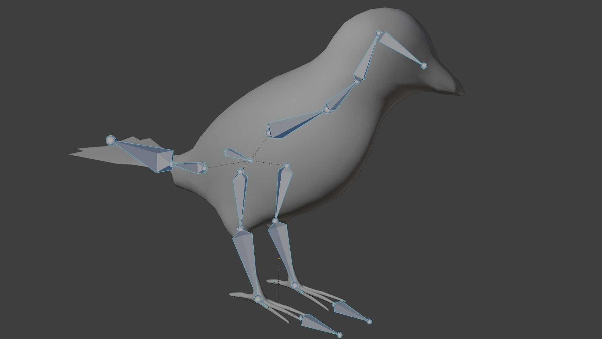 Sparrow 3D Model Rigged and Low Poly Game ready - Team 3d Yard