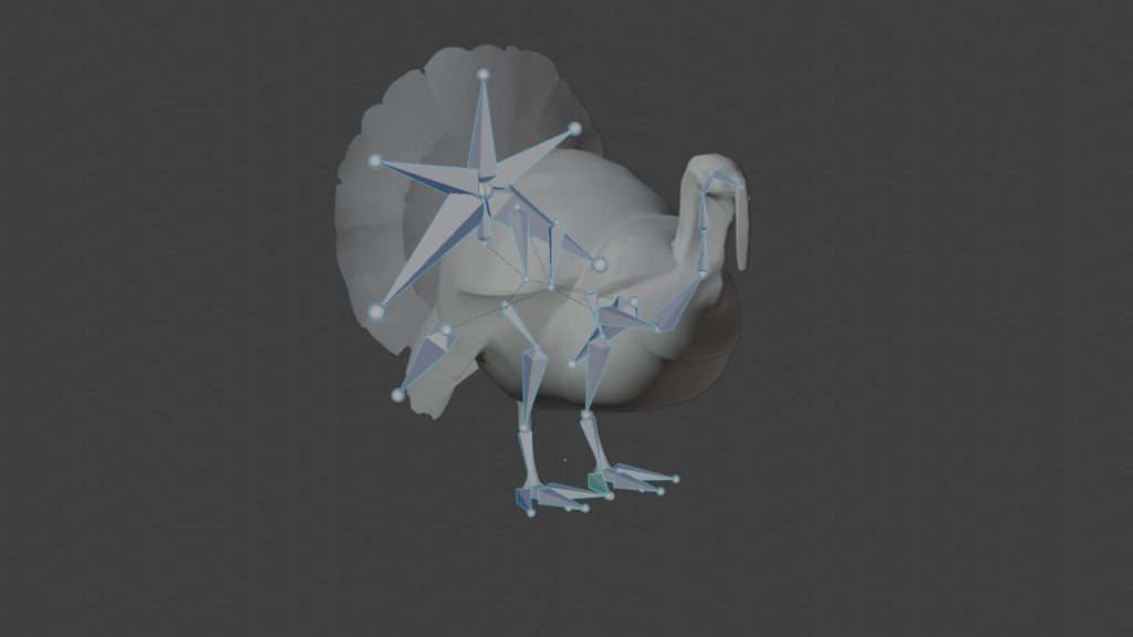 Turkey 3D Model Rigged and Low Poly Game ready - Team 3d Yard