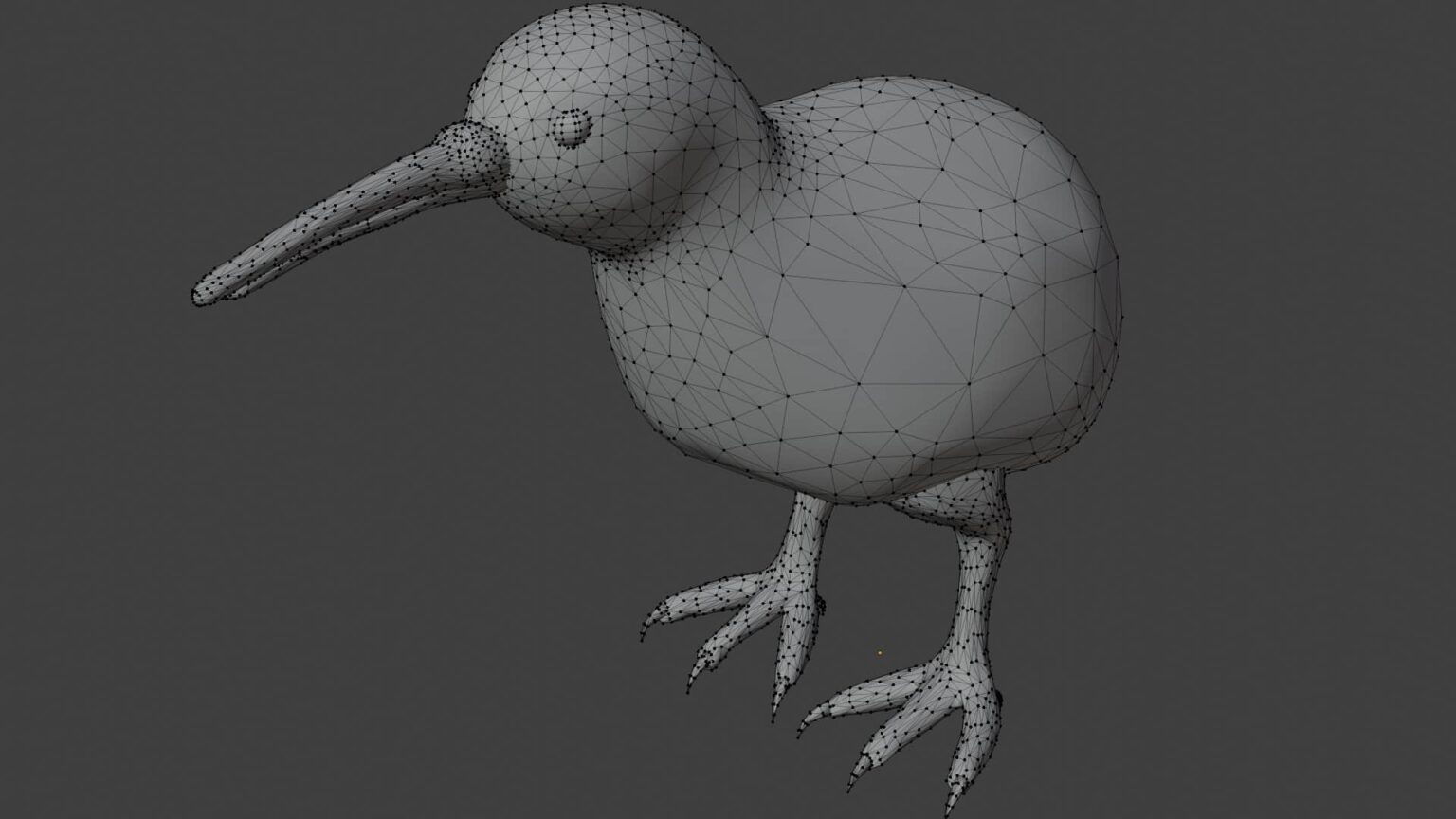 Kiwi bird 3D Model Rigged and Low Poly Game ready - Team 3d Yard