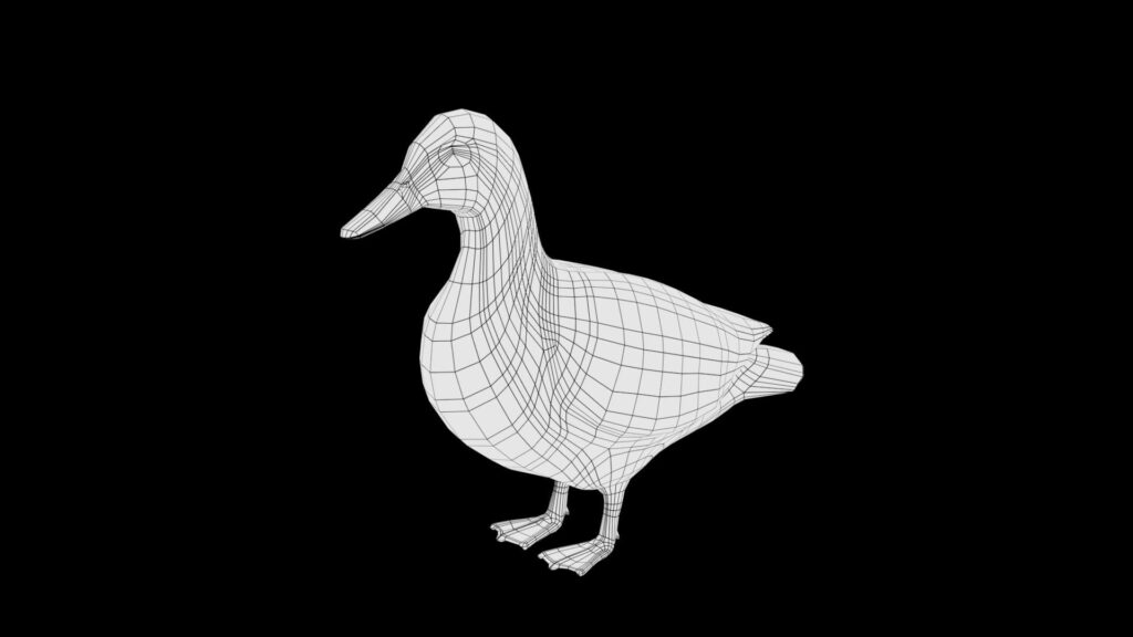 Mallard Duck 3D Model Collection Rigged and Low Poly Game ready