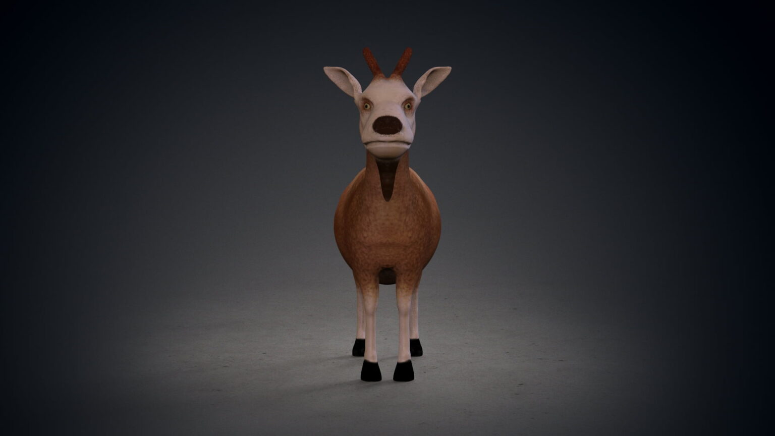 Goat 3D Model Rigged and Low Poly Game ready - Team 3d Yard