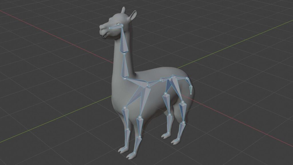 Alpaca Llama Collection 3D Model Rigged and Low Poly