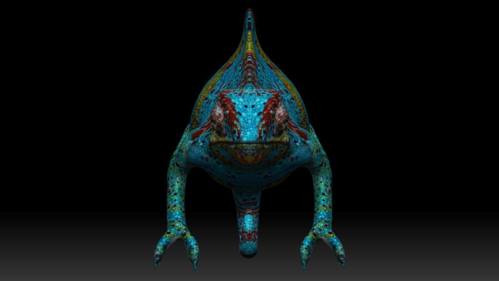Chameleon 3d Model Rigged and Low poly - Team 3d Yard