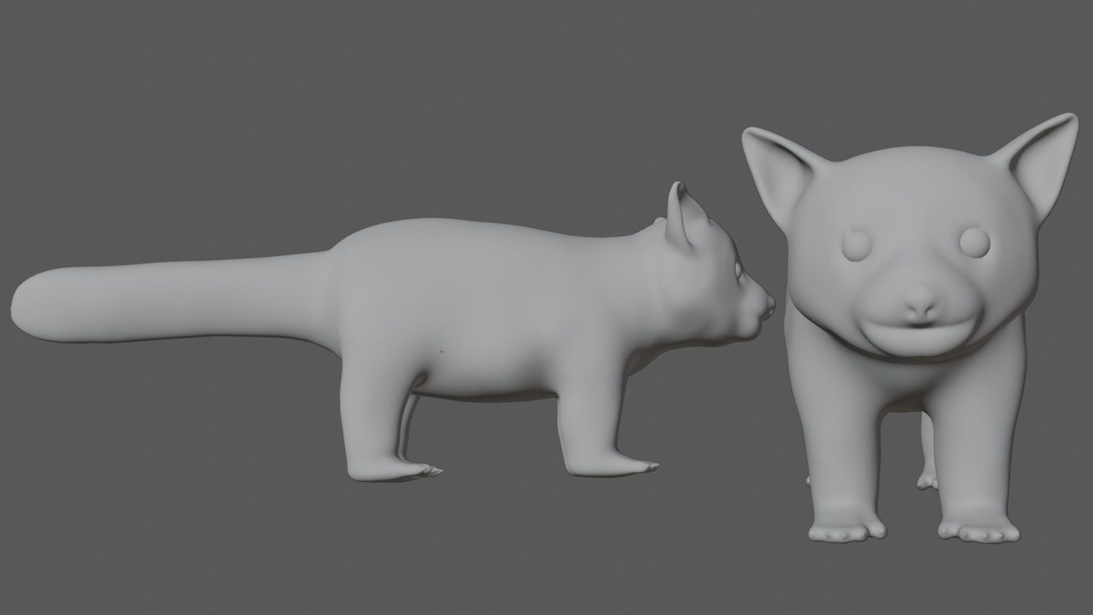 Red panda 3d Model Rigged and Low poly - Team 3d Yard
