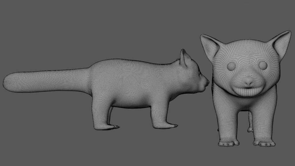 Red panda 3d Model Rigged and Low poly - Team 3d Yard