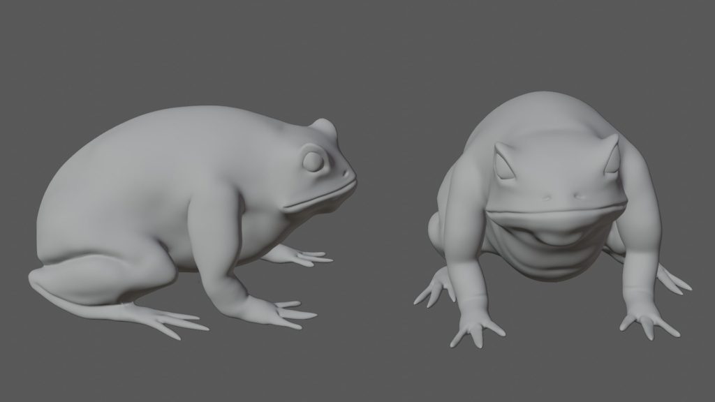 Toad 3d Model with photorealistic low poly mesh- Team 3d Yard