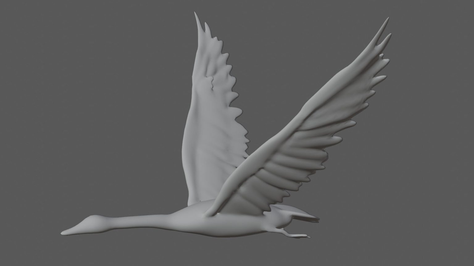Swan 3D Model Rigged and Low Poly - Team 3d Yard