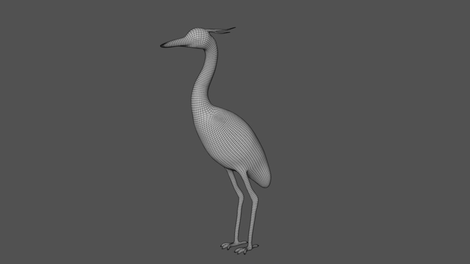 Heron 3d model rigged and low poly 3d model - Team 3d Yard