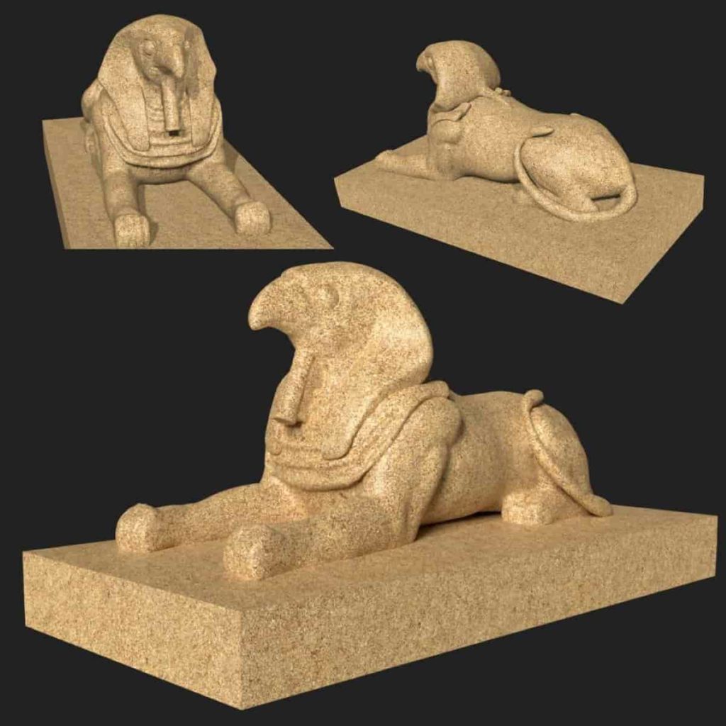 Horus 3d model low poly 3d model - Team 3d Yard