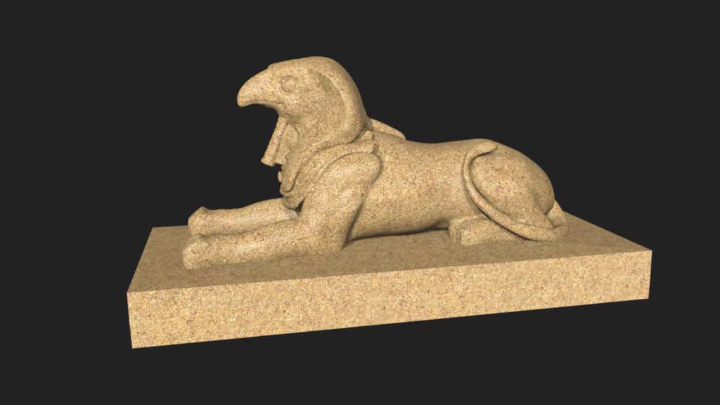 Horus 3d model low poly 3d model - Team 3d Yard