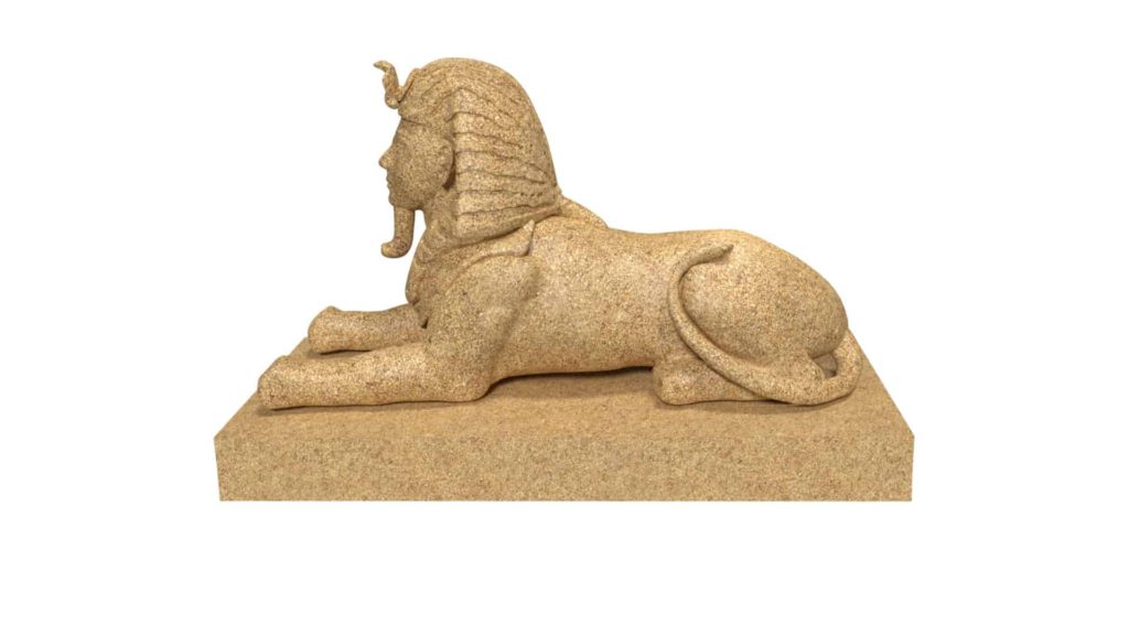 Sphinx 3d model low poly 3d model - Team 3d Yard