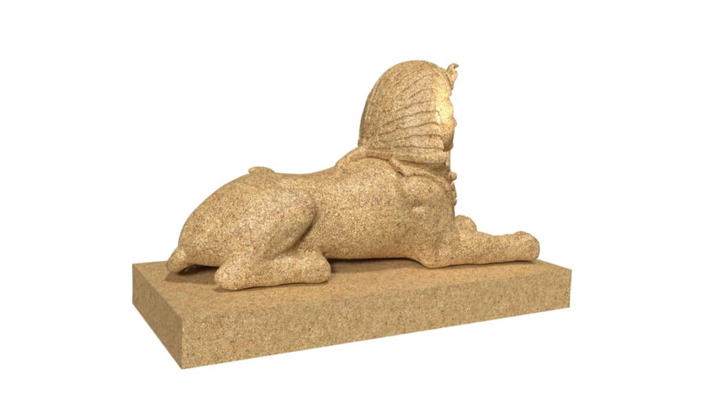 Sphinx 3d model low poly 3d model - Team 3d Yard