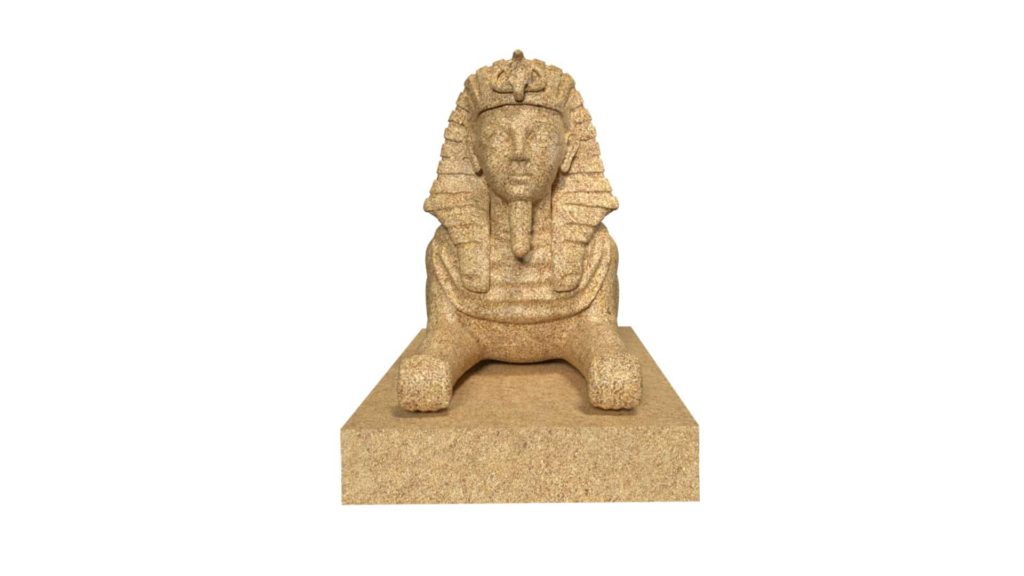 Sphinx 3d model low poly 3d model - Team 3d Yard