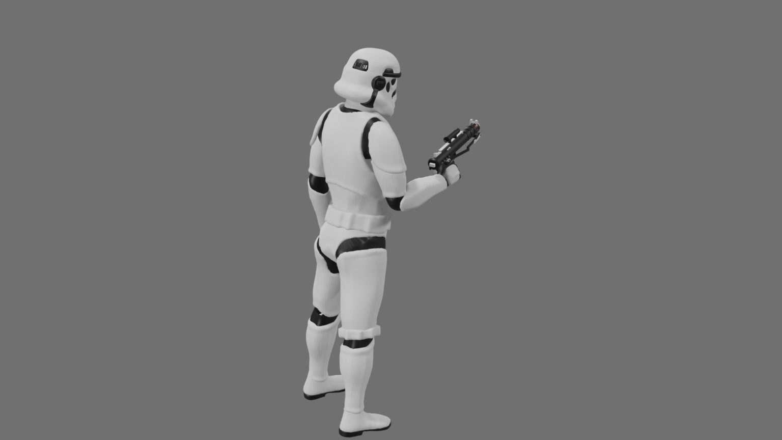 Stormtrooper 3D Model Rigged and Low Poly Game ready - Team 3d Yard