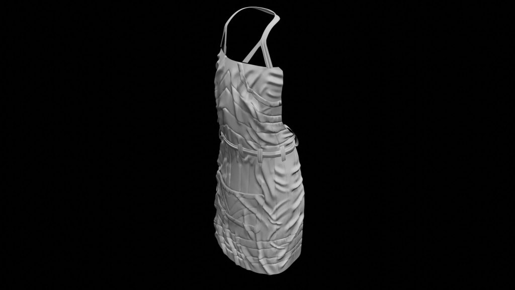 Apron 3d model Low Poly AR 3d Model - Team 3d Yard