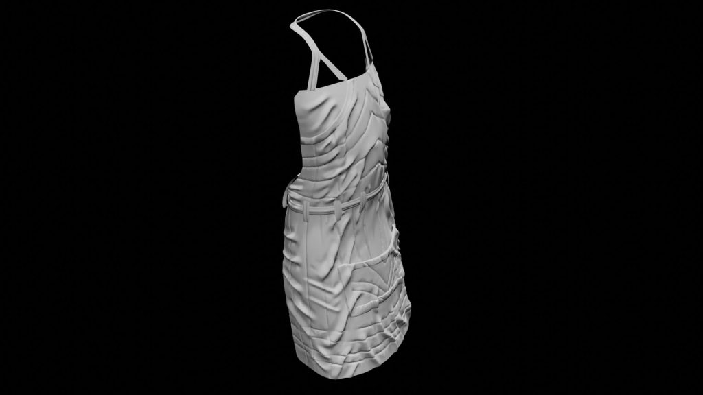 Apron 3d model Low Poly AR 3d Model - Team 3d Yard