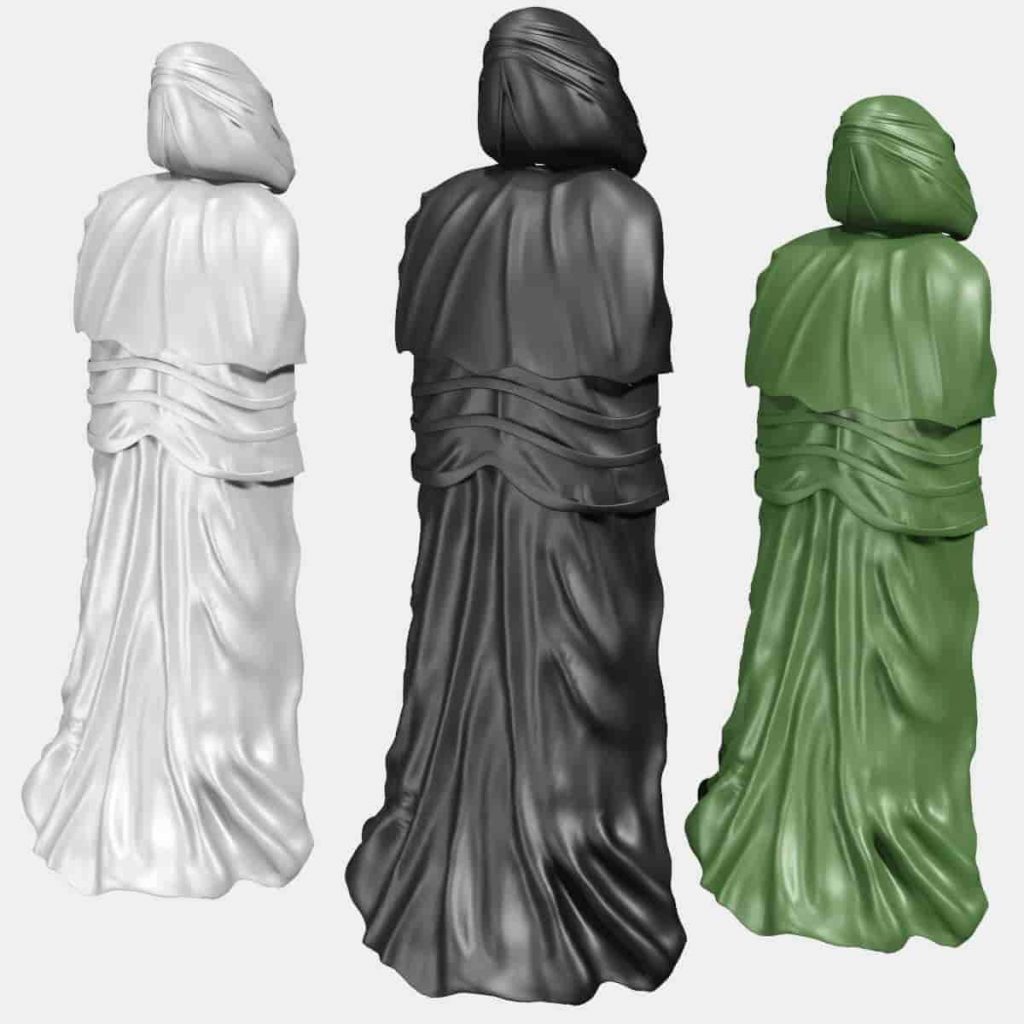 Cape 3d model Low Poly AR 3D Model - Team 3d Yard
