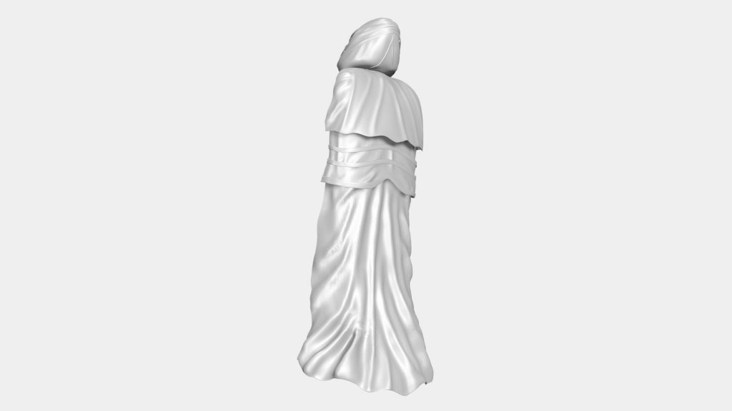 Cape 3d model Low Poly AR 3D Model - Team 3d Yard