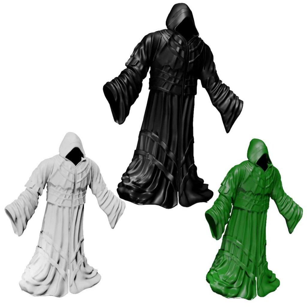 Cloak 3d model Low Poly AR 3d Model - Team 3d Yard