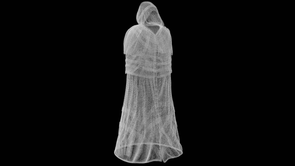 Cloak cape 3d model Low Poly AR 3D Model - Team 3d Yard