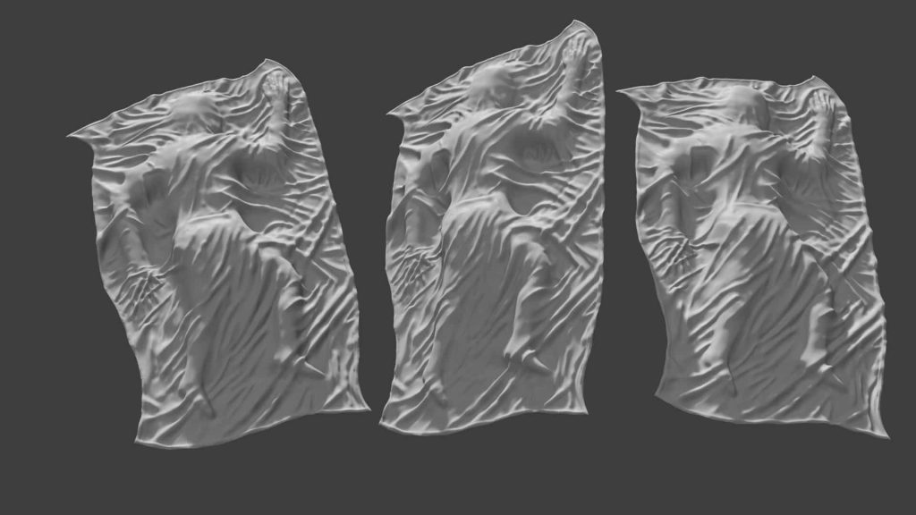 Dead body 3d model Low Poly AR 3D Model - Team 3d Yard