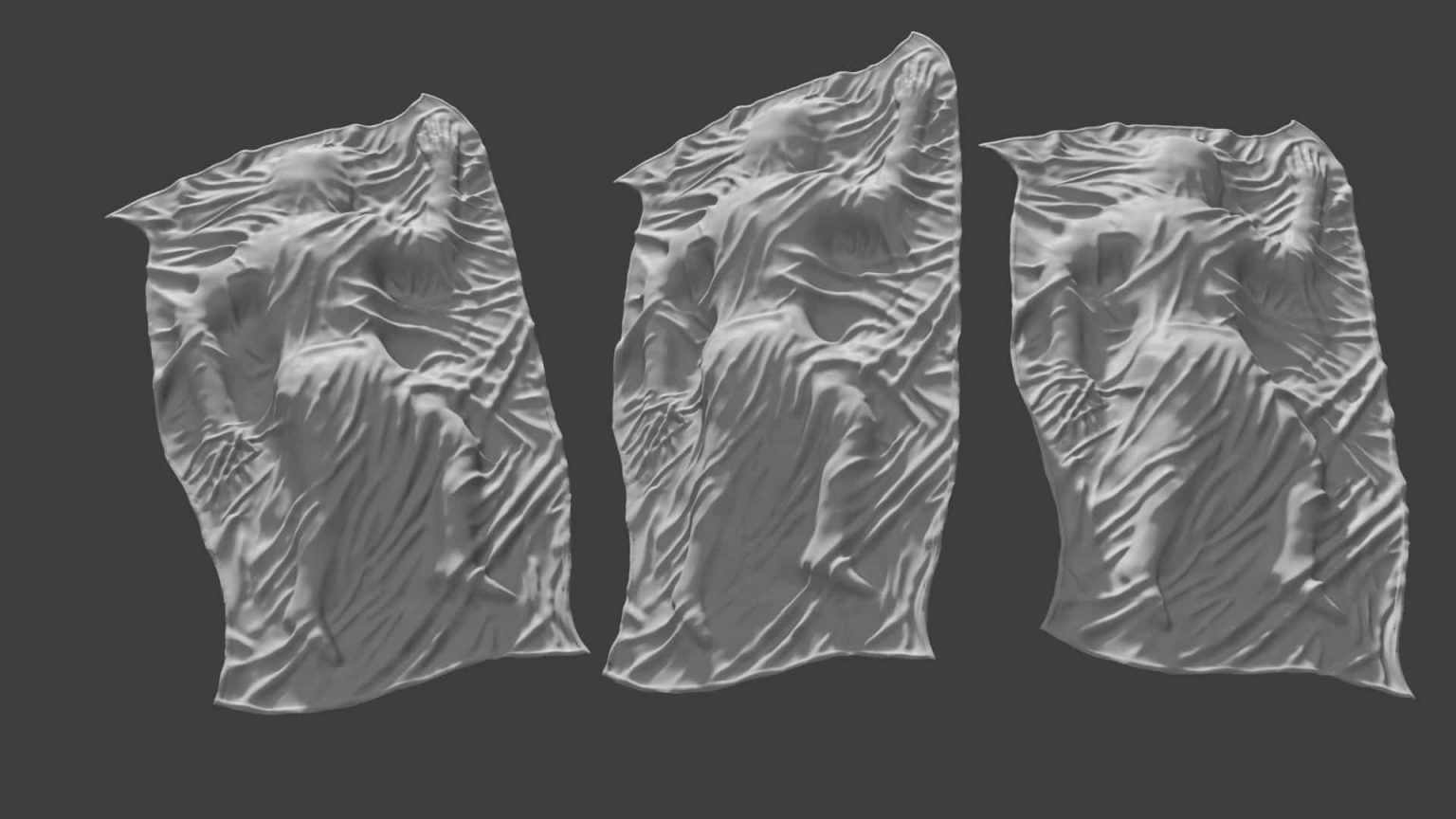 Dead body 3d model Low Poly AR 3D Model - Team 3d Yard