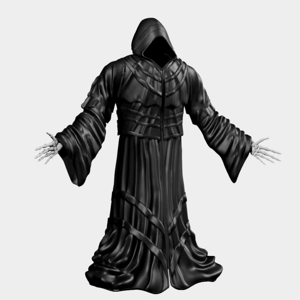 Grim reaper 3d model Low Poly AR 3D Model - Team 3d Yard