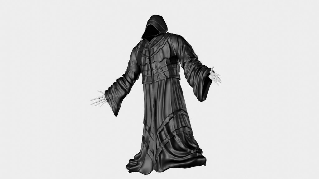Grim reaper 3d model Low Poly AR 3D Model - Team 3d Yard
