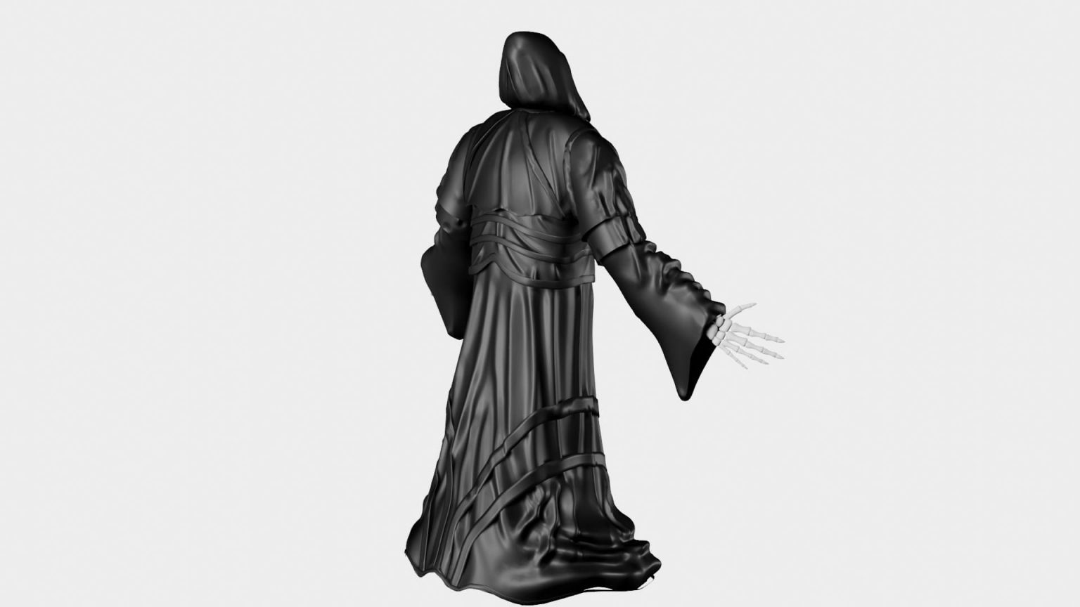 Grim reaper 3d model Low Poly AR 3D Model - Team 3d Yard