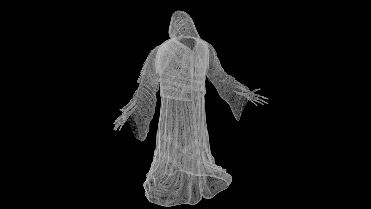 Grim reaper 3d model Low Poly AR 3D Model - Team 3d Yard