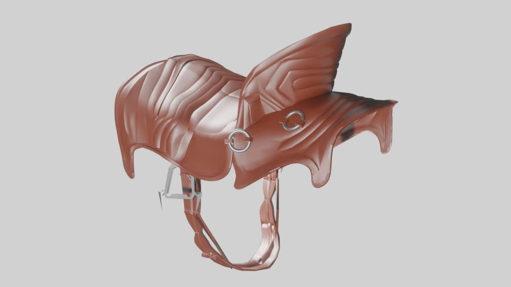 Horse saddle 3d model Low Poly AR 3D Model - Team 3d Yard