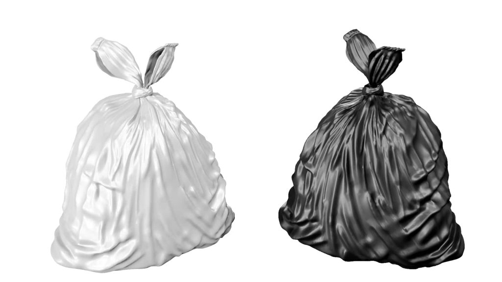 Plastic bag 3d model Low Poly AR 3D Model - Team 3d Yard