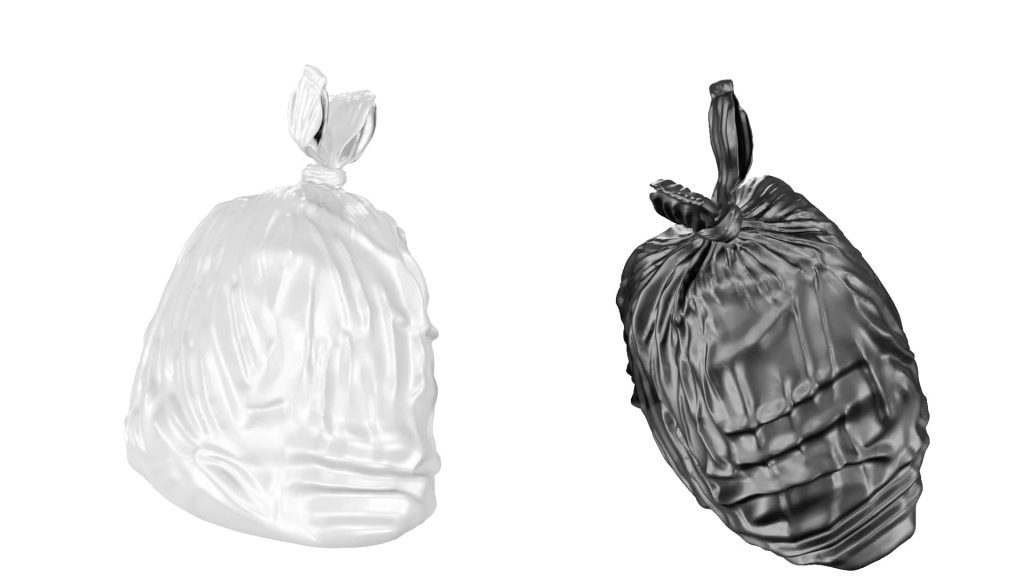 Plastic bag 3d model Low Poly AR 3D Model - Team 3d Yard