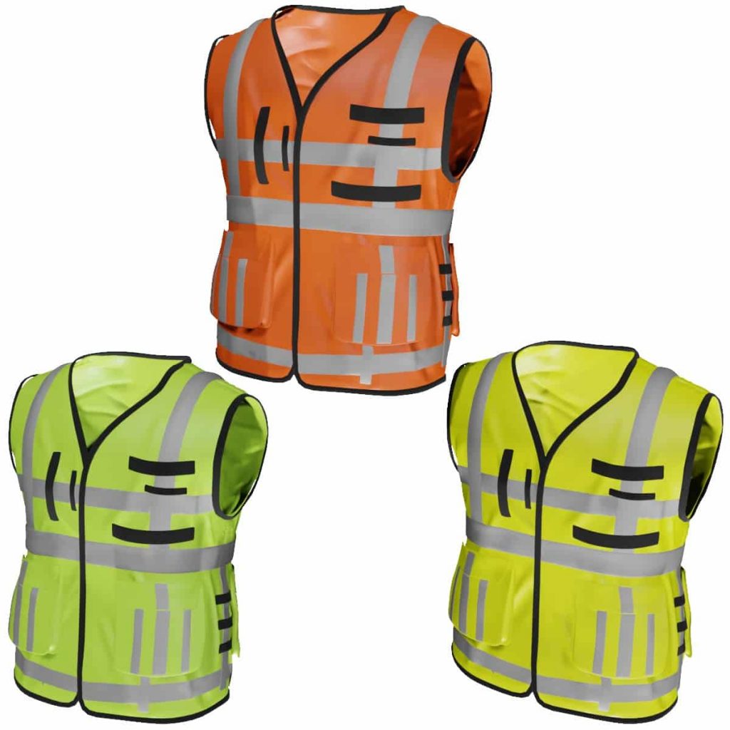 Safety jacket 3d model Low Poly AR 3D Model - Team 3d Yard