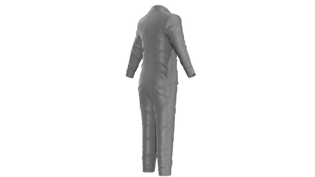 Suit 3d model Low Poly AR 3D Model - Team 3d Yard