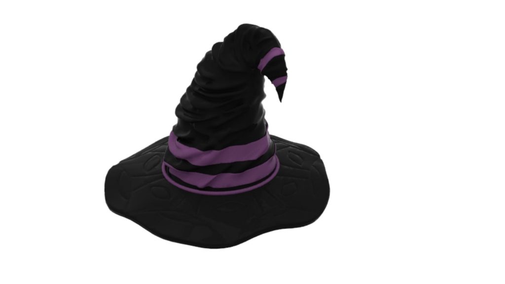 Wizard hat 3d model Low Poly AR 3D Model - Team 3d Yard
